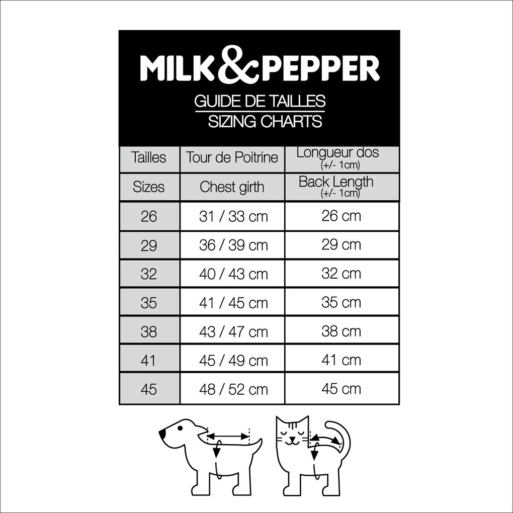 MILK&PEPPER Milkandpepper Babord pláštěnka pro psy zlatá Velikost: 35