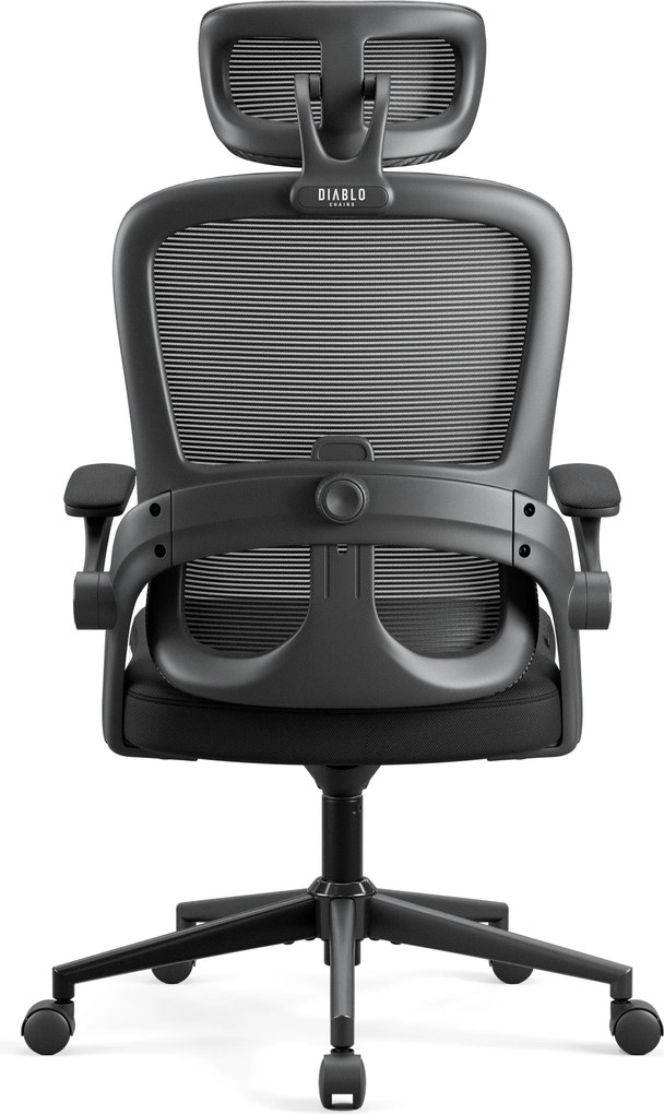 Ergonomická kancelářská židle černá Normal Size: Diablo V-Light
