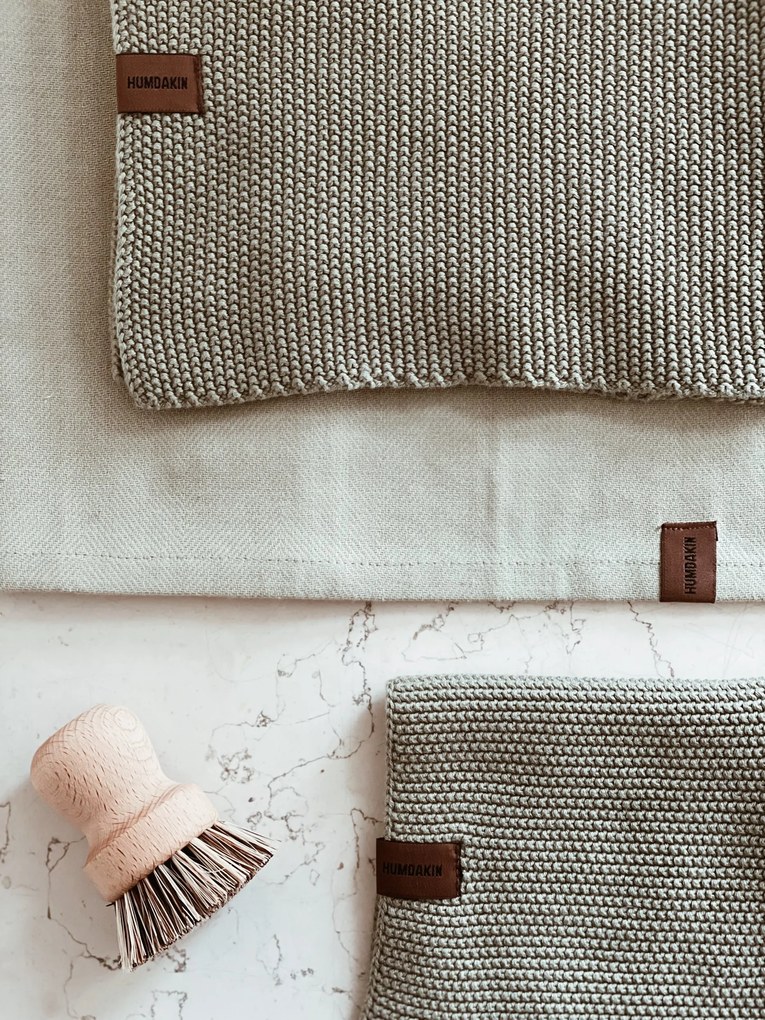 Kuchyňská utěrka Humdakin Knitted 45 x 70 cm latte