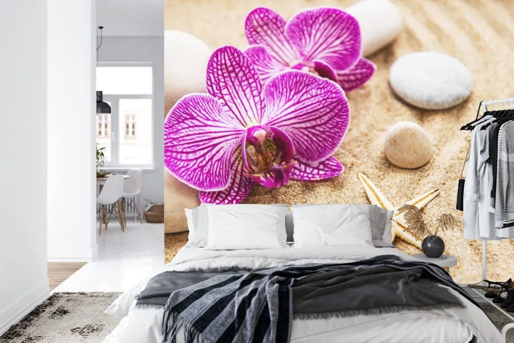 Fototapeta Orchid Pláž Spa Hladký vinyl 104x70.5