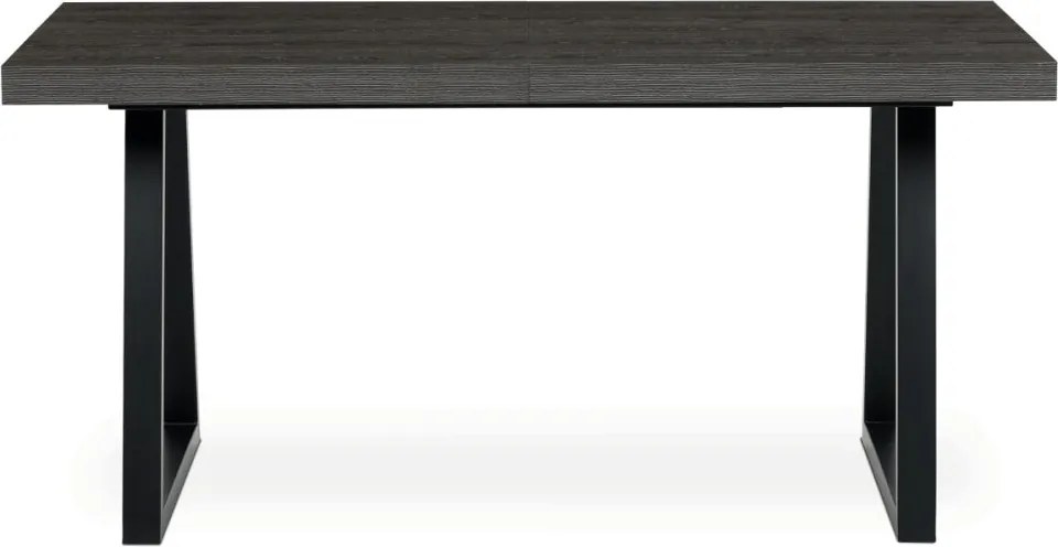 Jídelní stůl rozkládací 160- HT-R5624 GREY, lamino, šedý dub (160 x 90) cm