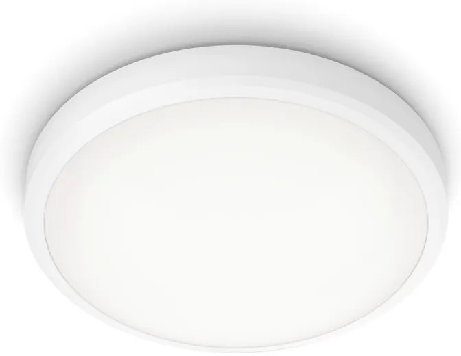 Philips doris cl257 led koupelnové stropní svítidlo 1x17w | 1700lm | 4000k | ip44 - ochrana eyecomfort, bílá