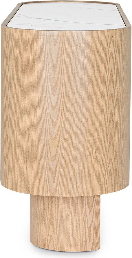 Komoda v dekoru dubu ve světle přírodní barvě 160x80,5x45,5 cm Otilia – Bizzotto