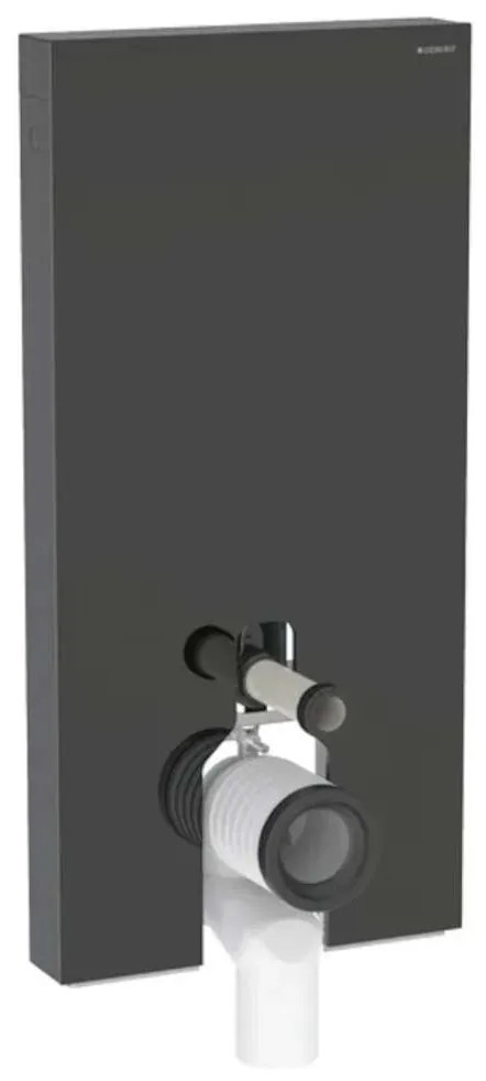 Geberit Monolith - Sanitární modul pro stojící WC, 101 cm, boční přívod vody, černá 131.003.SJ.6