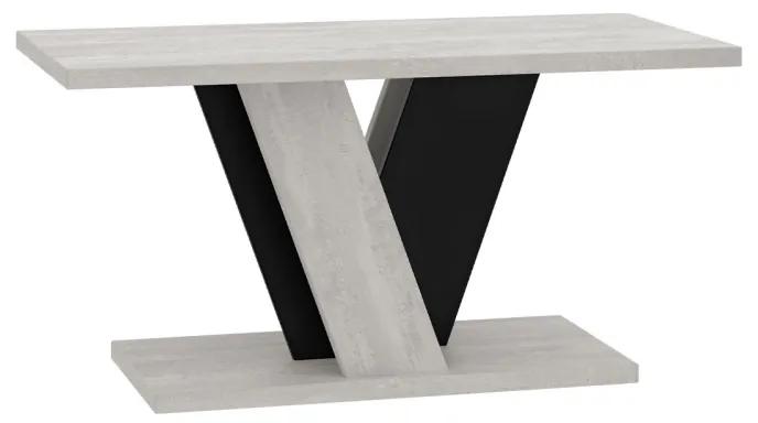 Konferenční stolek Tearyl, Barva: k350 - šedá / černá