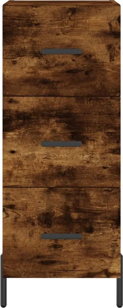 Skříň highboard kouřový dub 34,5 x 34 x 180 cm kompozitní dřevo 3198862