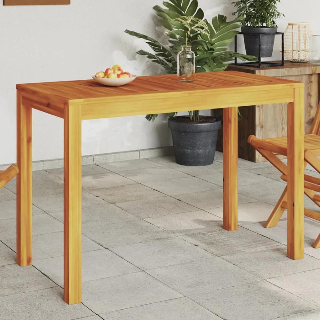 vidaXL Zahradní jídelní stůl 110 x 55 x 75 cm masivní akáciové dřevo
