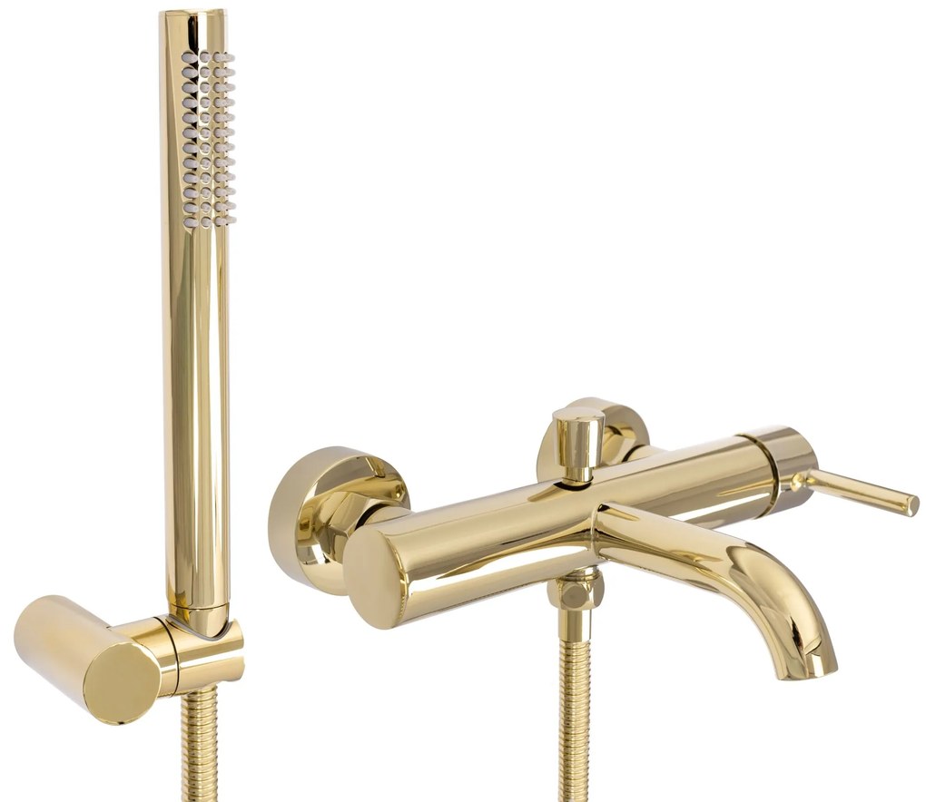 Rea Lungo - vanová baterie + set, zlatá, REA-B6635