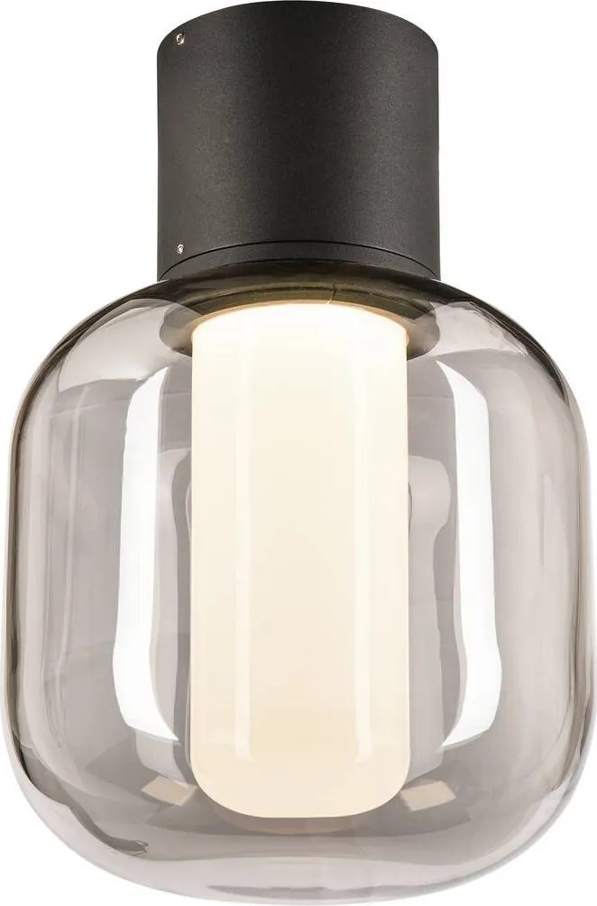 LA 1004677 OVALISK CL venkovní LED stropní přisazené svítidlo antracit CCT switch 3000/4000 K - BIG WHITE (SLV)