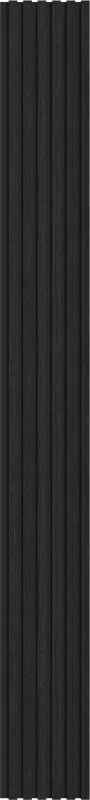 Mexen Lam-B, akustické stěnové lamely 275 × 30 cm, HDF deska 4 mm, technická dýha, dub černý stříbřitý, S100-275307-3015-025