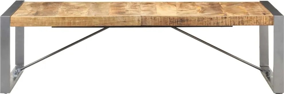 Konferenční stolek 140 x 70 x 40 cm hrubé mangovníkové dřevo 321587