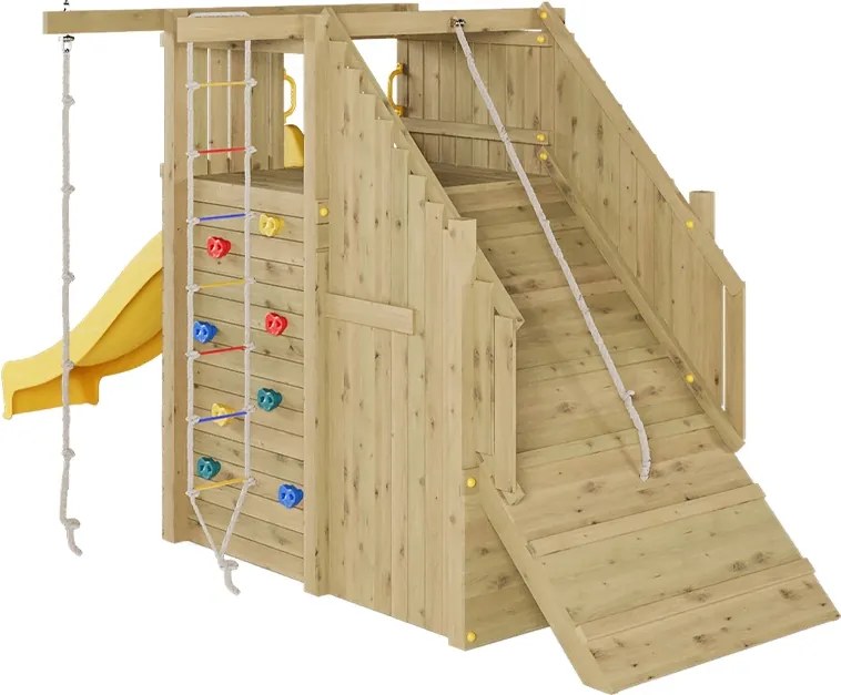 Marimex | Dětské hřiště Marimex Play Basic 016 + žlutá skluzavka | 11640674