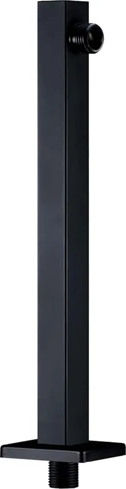Podpůrné rameno do sprchy hranol nerezová ocel 201 černé 30 cm 147731