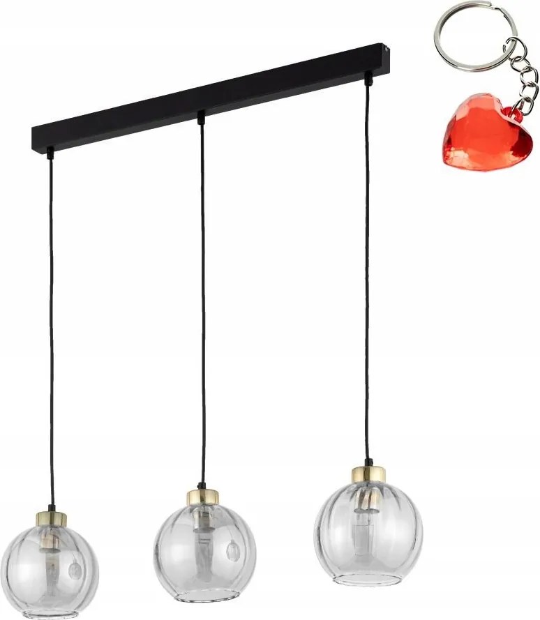 Závěsná lampa Devi Transparent 4580 Tk Lighting