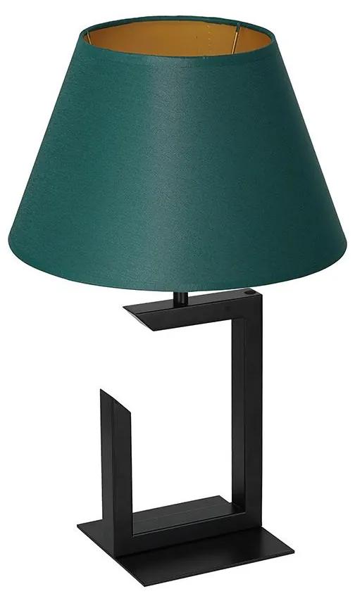 Luminex | Stolní lampa 1xE27/60W/230V 45 cm zelená/zlatá | LU3398
