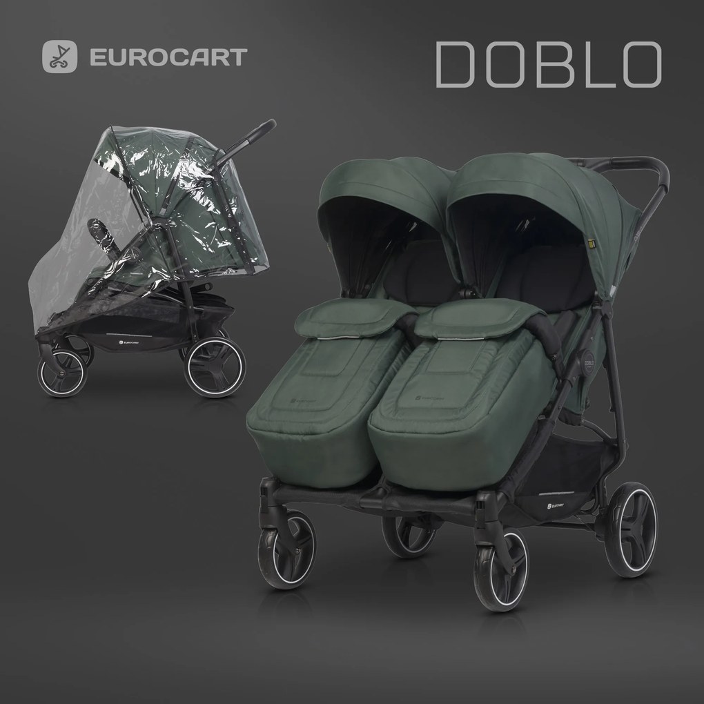 Sourozenecký kočárek Euro-Cart Doblo Jungle
