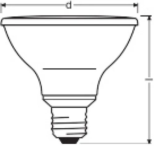 LED žárovka E27 LEDVANCE 10W (75W) teplá bílá (2700K) stmívatelná