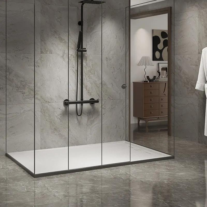 BPS-koupelny Obdélníková akrylátová sprchová vanička HYD-OSV-DEKO 100x90 bílá