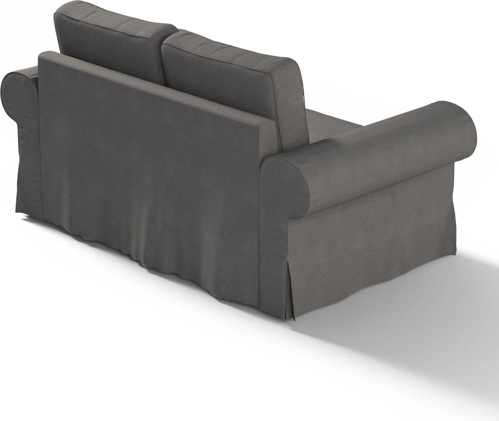 Potah na pohovku IKEA Backabro 2-místná, rozkládací barva šedá látka pletený vzor
