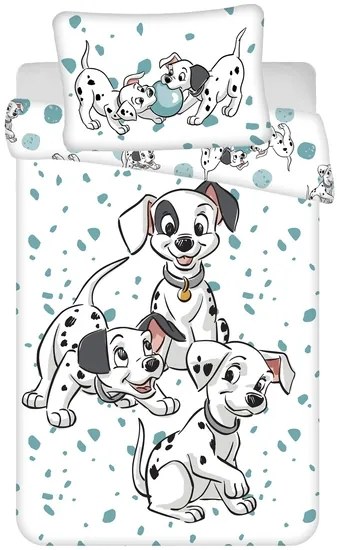 Jerry fabrics Disney povlečení do postýlky 101 Dalmatians &quot;Play&quot; baby 100x135 + 40x60 cm