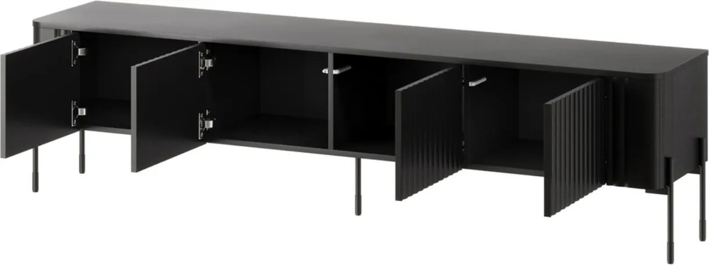 TV stolek Vera 190 cm černý