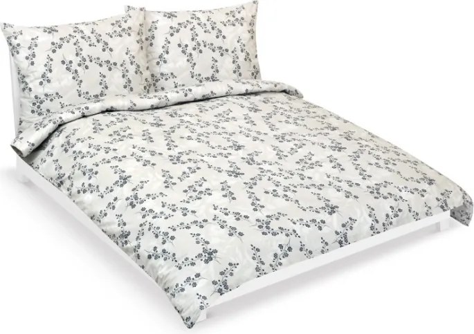 Bellatex Povlečení bavlna na dvoudeku Imprese Béžová,Šedá,Červená rozměr 1ks 180x220, 2ks 70x90 cm
