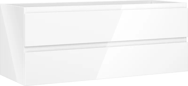 Mexen Orio, koupelnová skříňka 120 cm, 2 zásuvky, bílá lesklá, 91A10-12047-2-BFF00