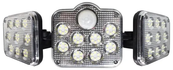 LED Solární reflektor se senzorem pohybu LED/20W/3,7V 1200 mAh IP44 + DO