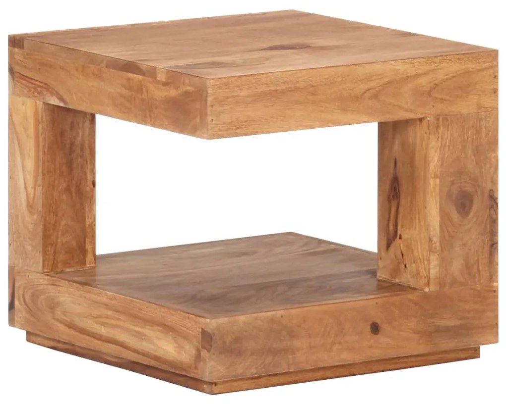 Konferenční stolek 45 x 45 x 40 cm masivní akáciové dřevo 320200