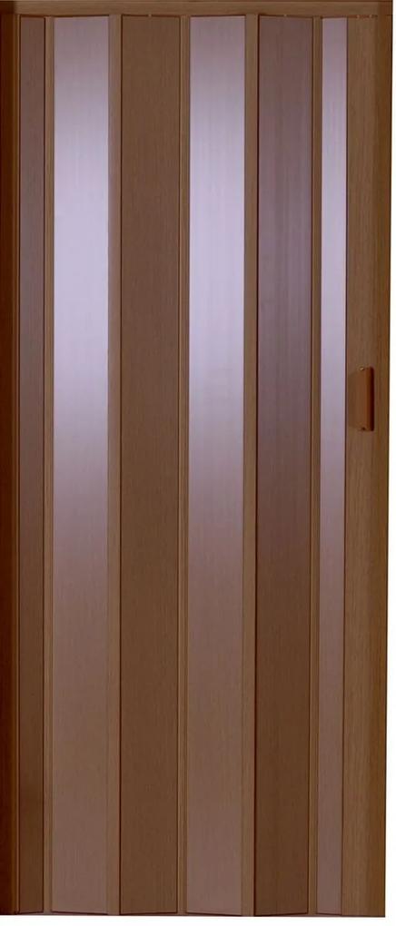 Luciana Shrnovací dveře, 730 × 2000 mm, ořech, plné