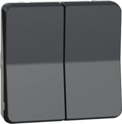 Schneider Electric Mureva Styl IP55 vypínač č.6+6 antracit MUR35019