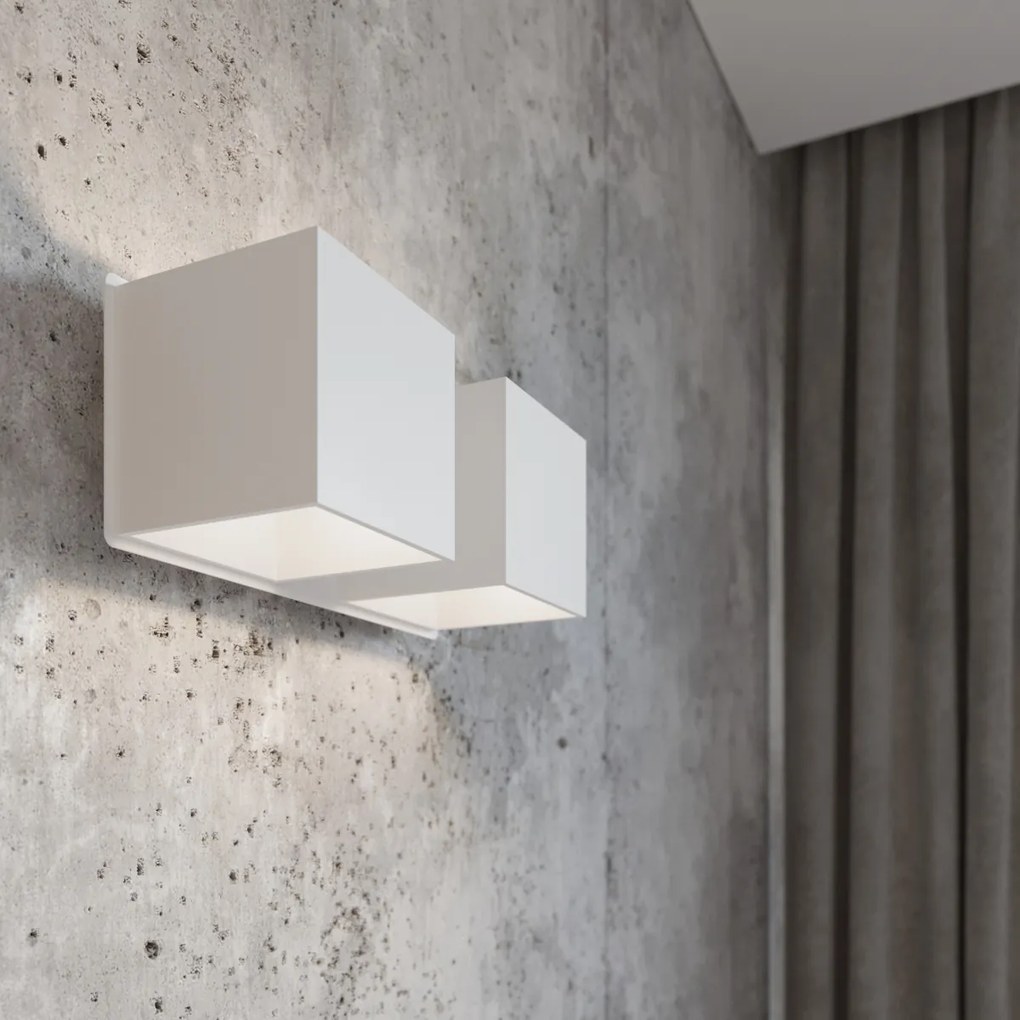 Sollux Lighting Nástěnné svítidlo QUAD 2 bílé