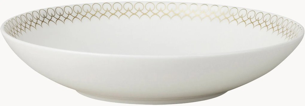 Sada hlubokých talířů z kostního porcelánu Jade, 6 dílů