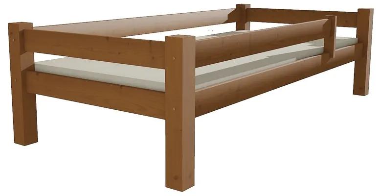 Vomaks Dětská postel 8X8 1D 120 x 200 cm bezbarvý lak