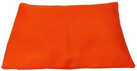S radostí - vlastní výroba Pohankový polštář oranžový Velikost: 35 x 40 cm