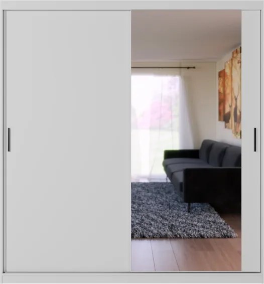 GiB Meble Šatní skříň BREGI SZ200 Barva: bílá