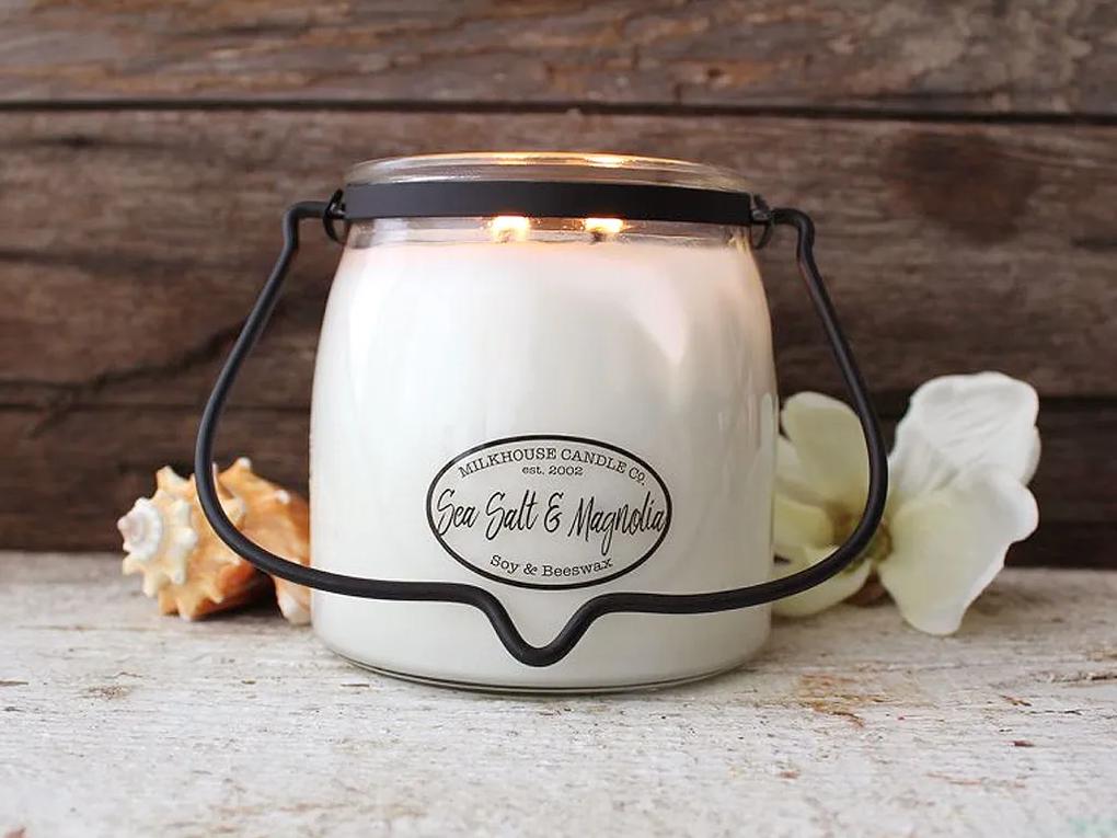 Milkhouse Candle Co. Milkhouse Candle Co. – vonná svíčka Sea Salt & Magnolia (Mořská sůl a magnólie), 454 g