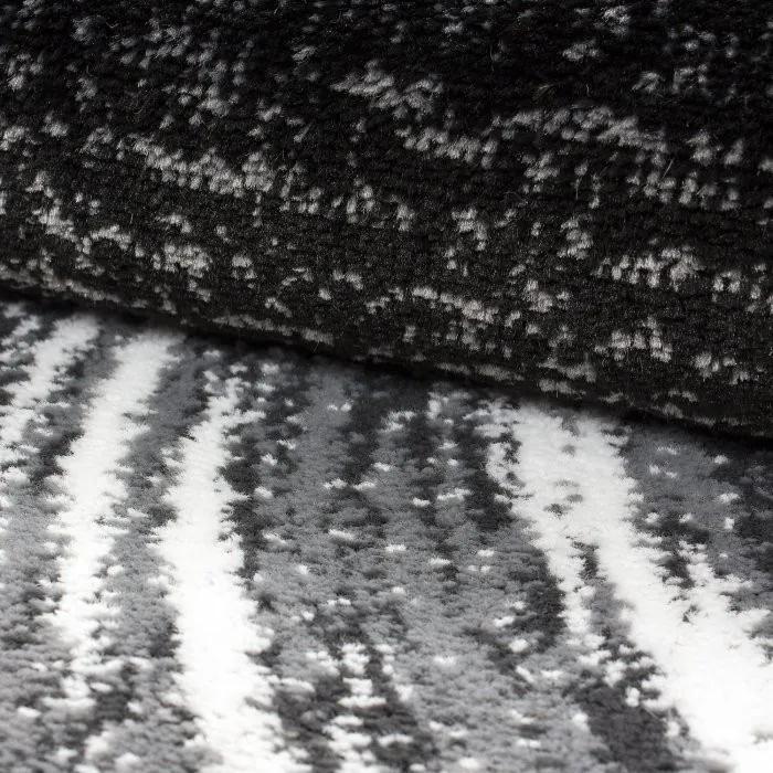 Vopi | Kusový koberec Parma 9220 black - 80 x 300 cm