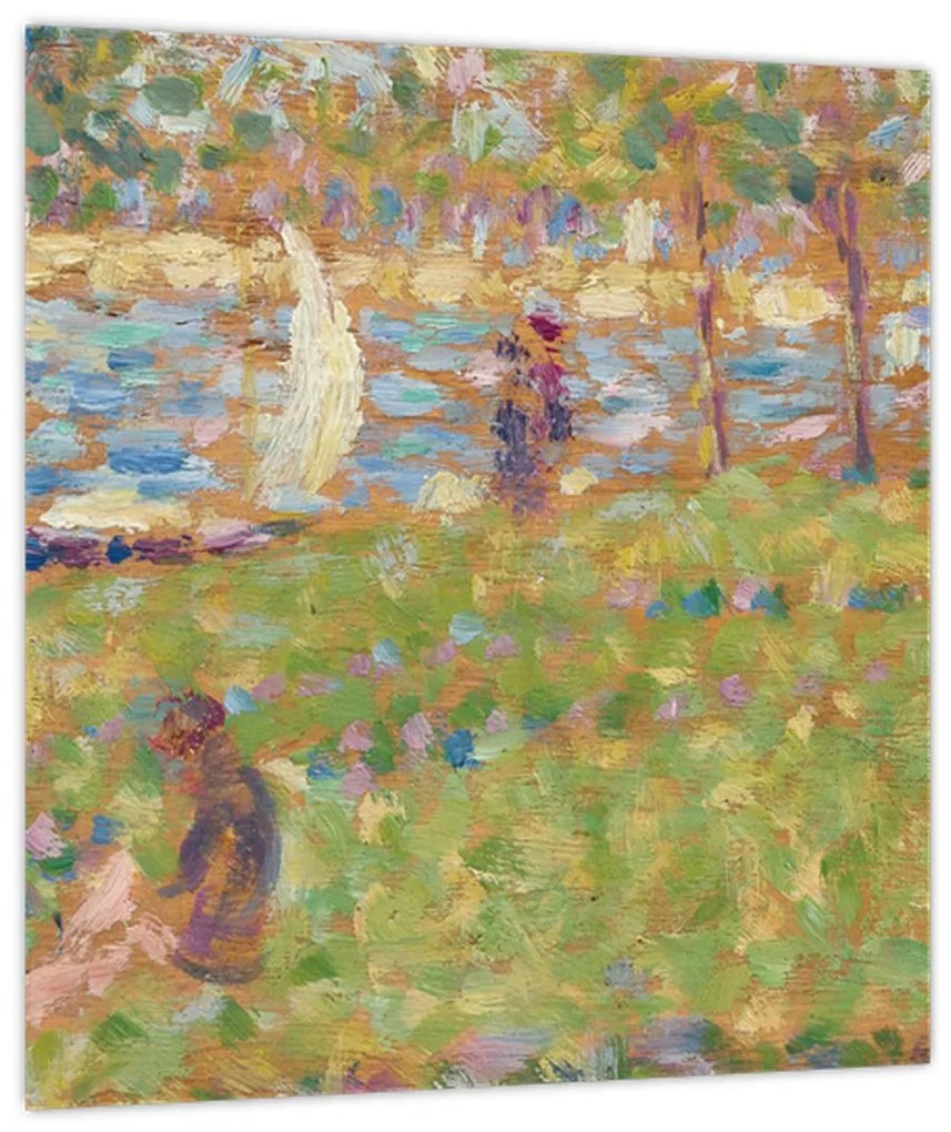 Obraz - Georges Seurat, Study for "La Grande Jatte", reprodukce (30x30 cm)