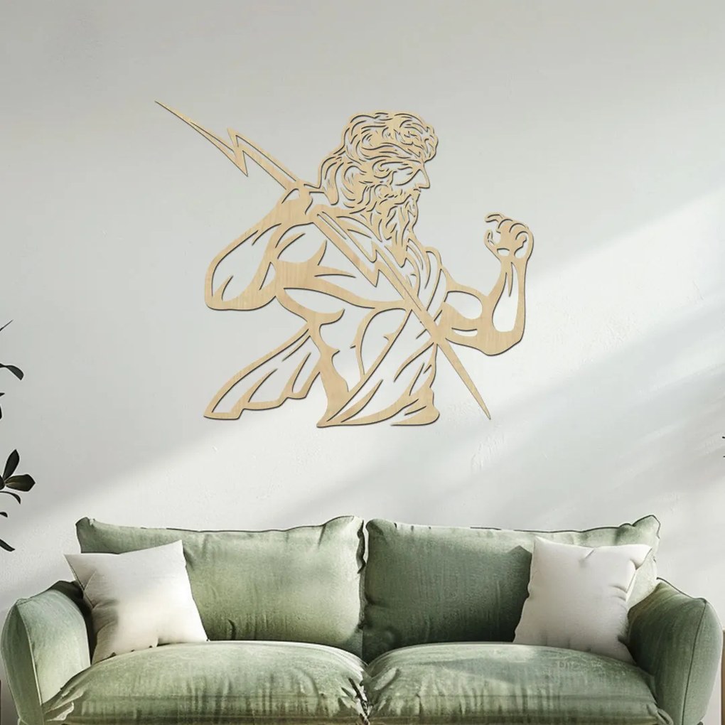 dřevo života Dřevěná dekorace ZEUS Zvolte rozměr (cm): 40x35, Zvolte barvu dekoru: Buk