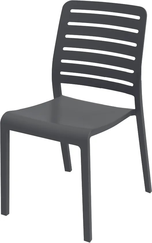 Zahradní židle Charlote country - tmavě šedá