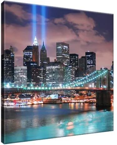 Tištěný obraz Barevná panorama Manhattanu New York 30x30cm 2334A_1AI