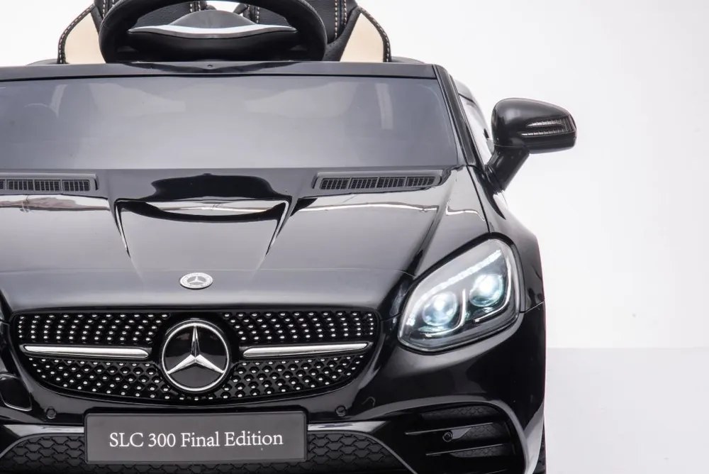 LEAN CARS Elektrické autíčko Mercedes SLC 300 LED MP3 černé