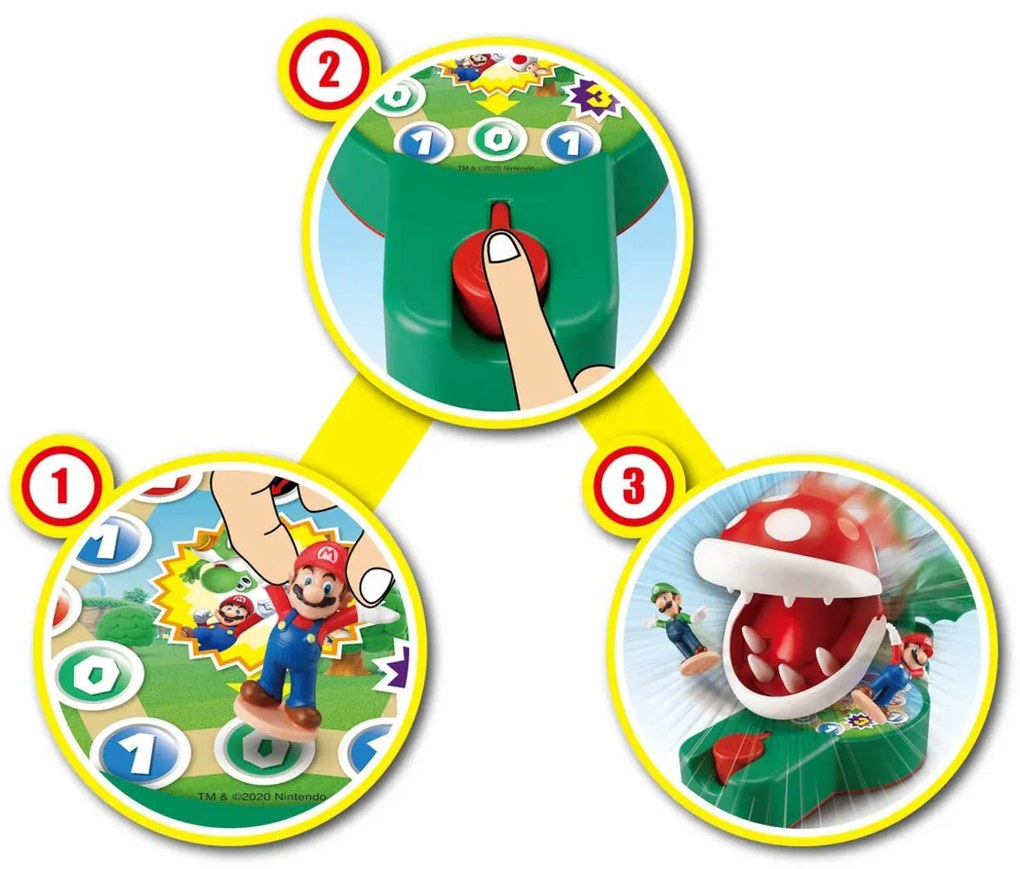 _Ostatní 1_ HRA Piranha Plant Escape Super Mario desková *SPOLEČENSKÉ HRY* 7357