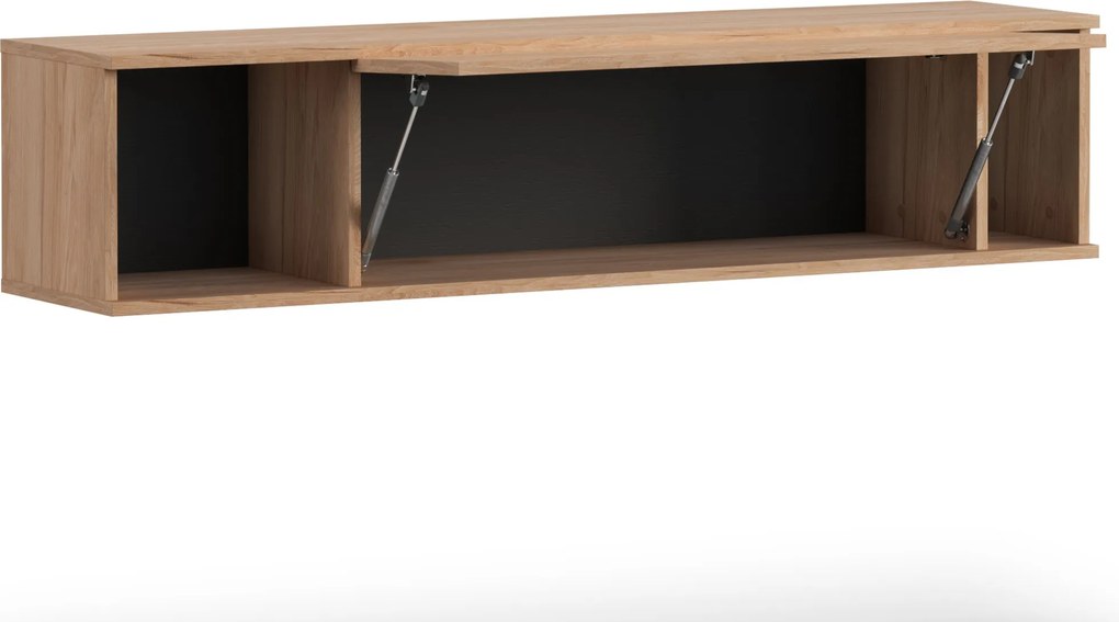 GAB Závěsná skříň QUER, Černá 135 cm