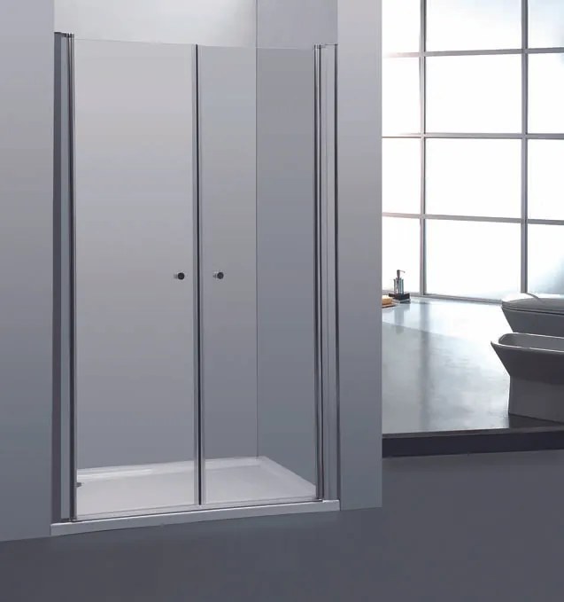 Sprchové dveře PURE D2 110 dvoukřídlé 106-111 x 190 cm neprůhledné sklo