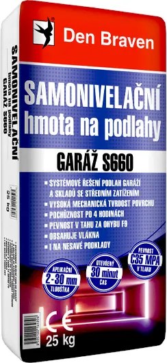 Výrobce: DEBBEX by Den Braven DEBBEX by Den Braven 571092Q Samonivelační hmota na podlahy GARÁŽ S660 25 kg pytel šedá