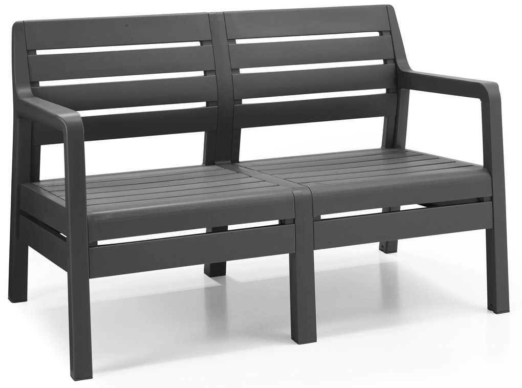 Keter Delano Double seat bench grafitová 233330