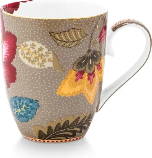 Pip Studio Blooming Tales snídaňová sada, khaki (Porcelánová snídaňová sada)