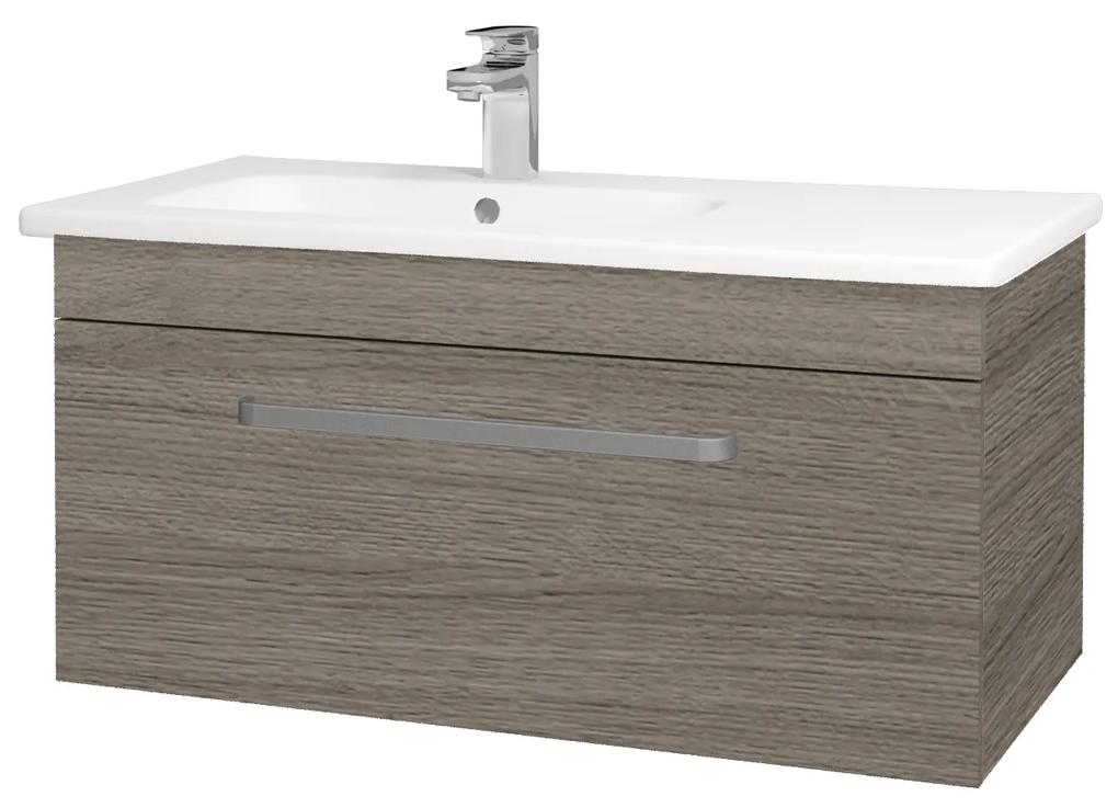 Dřevojas Koupelnová skříň ASTON SZZ 90 Varianta: N01 Bílá lesk / Úchytka T01 / IND Individual